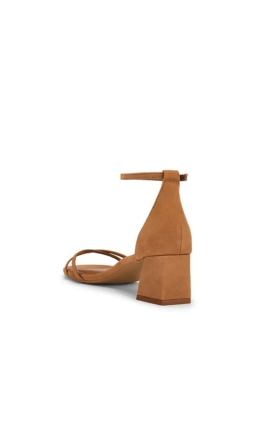 Steve Madden Rae" Block Heel Sandals - Brown