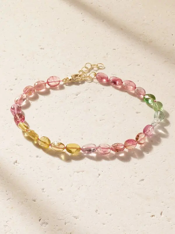 Jia Jia Arizona Candy 14-karat Gold Tourmaline Bracelet - Pink