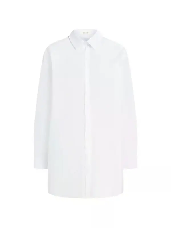 12 STOREEZ Albini Cotton Shirt - White