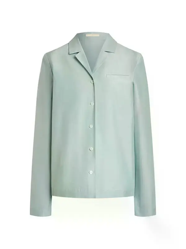 12 STOREEZ Simone Buttoned Shirt - Green