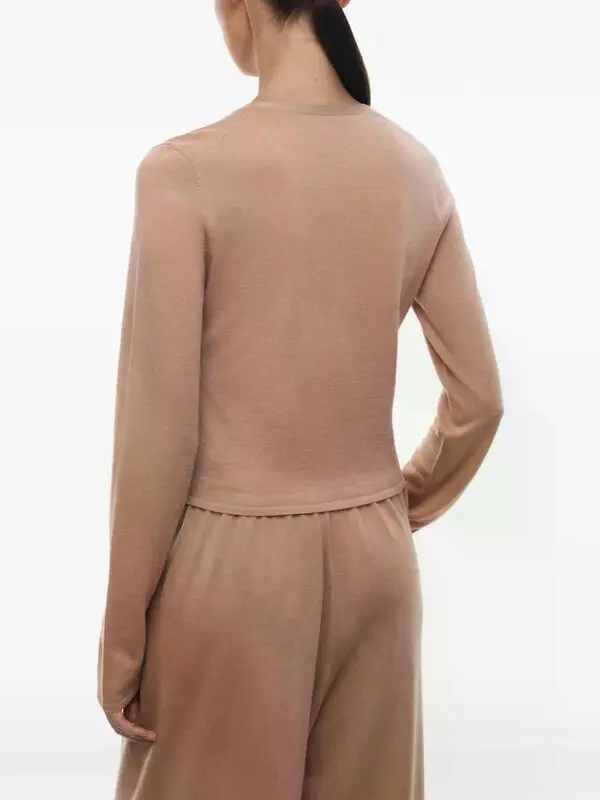 12 STOREEZ Camelia V-neck Cardigan - Pink