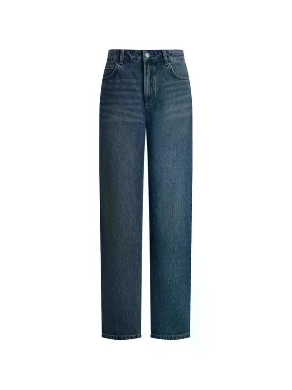 12 STOREEZ Balloon-leg Jeans - Blue