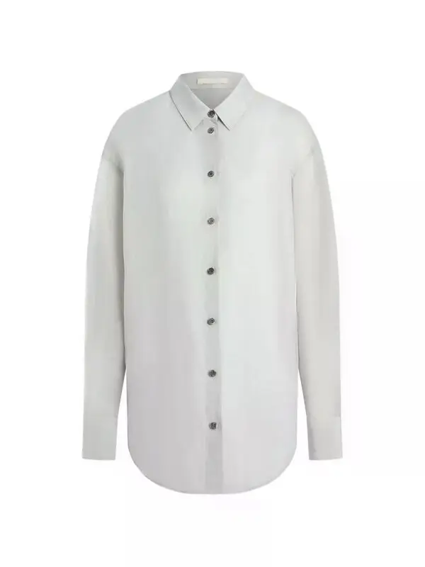 12 STOREEZ Mykonos Button Shirt - Blue
