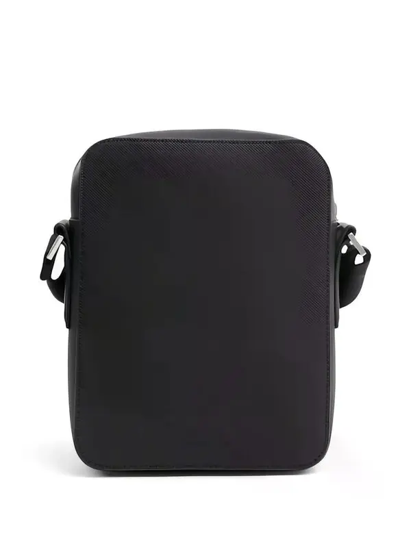 Lacoste Messenger Bag With Zip Detail - Black