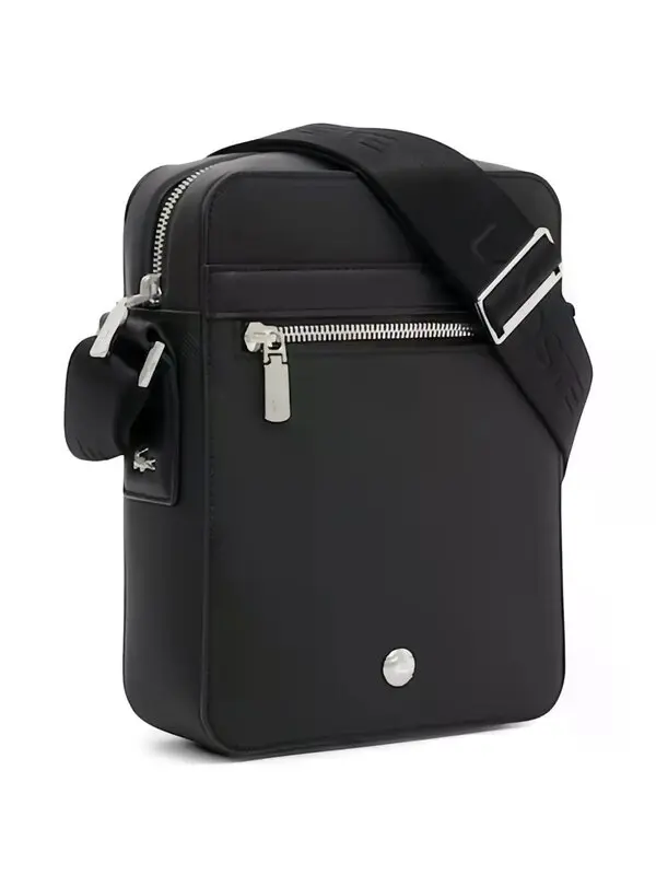 Lacoste Messenger Bag With Zip Detail - Black