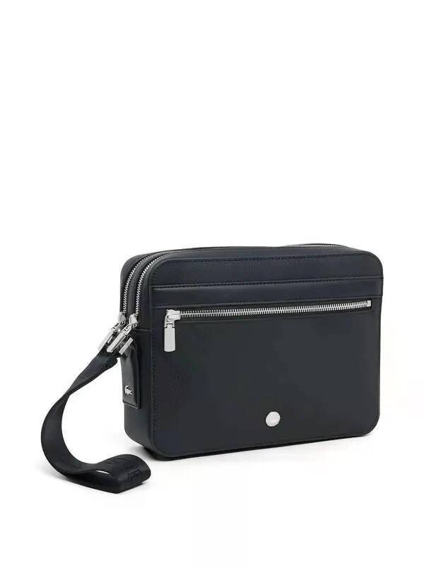 Lacoste Langon Textured Leather Clutch