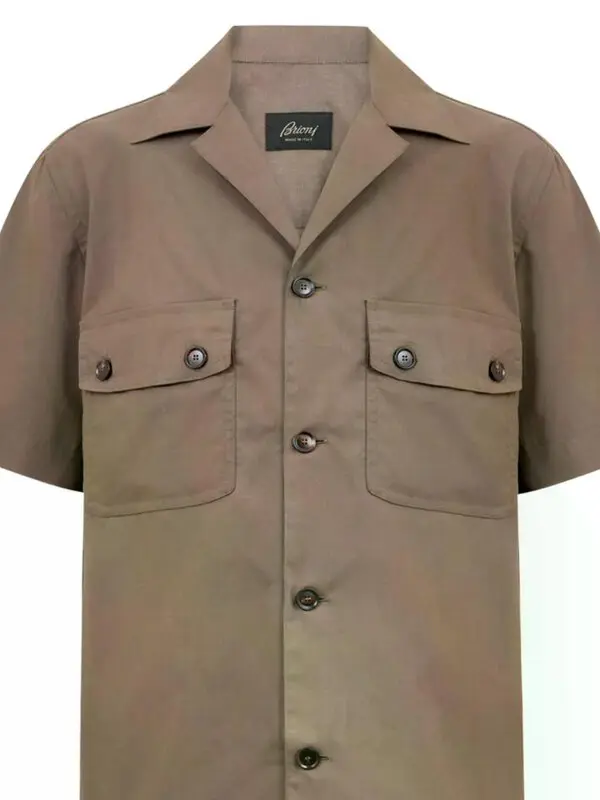Brioni Vagabond Short-sleeved Overshirt