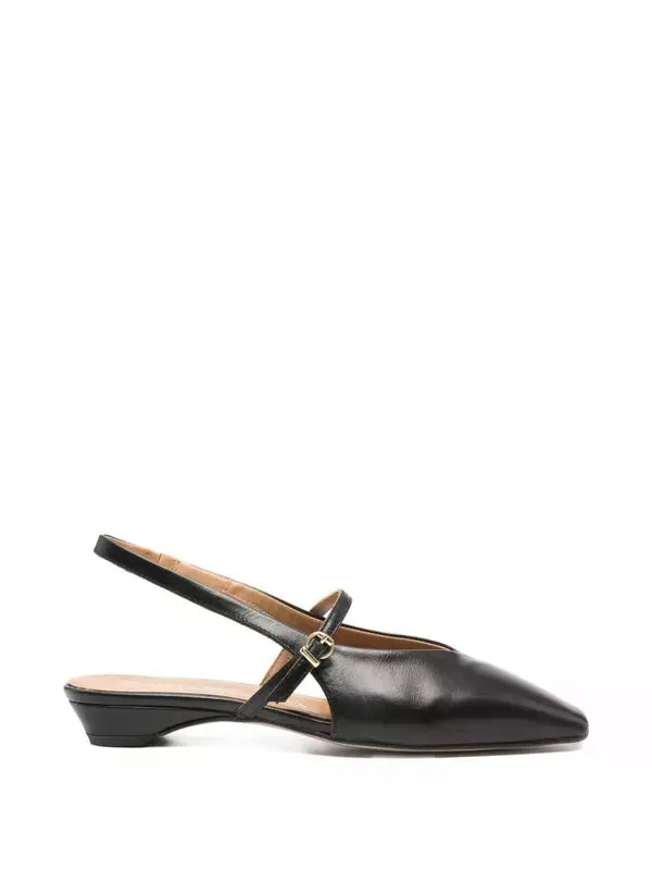 PEDRO MIRALLES Square-toe Mules - Black