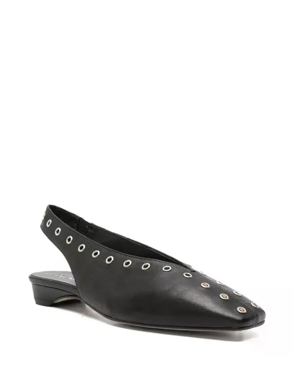 PEDRO MIRALLES Eyelet-embellished Mules