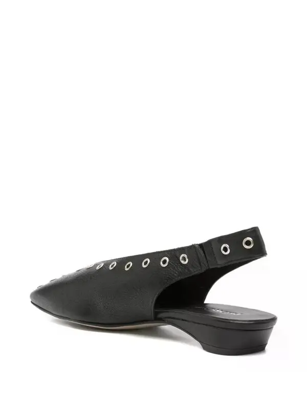 PEDRO MIRALLES Eyelet-embellished Mules