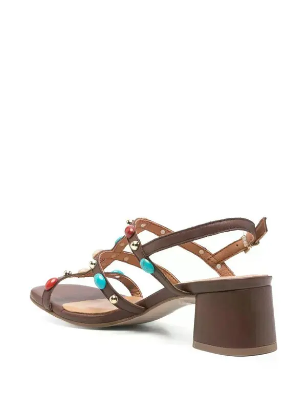 PEDRO MIRALLES Stones-embellishment Sandals