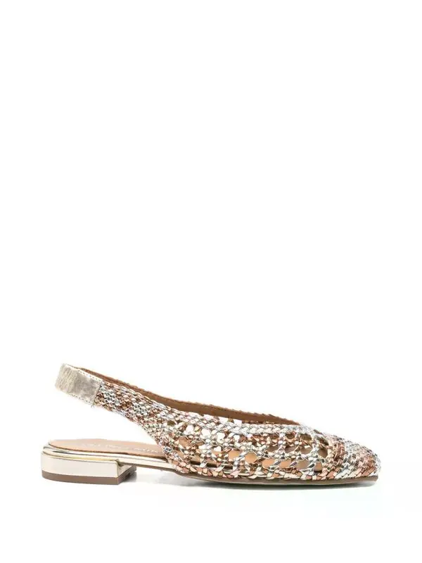 PEDRO MIRALLES Olimpia Flat Mules - Silver