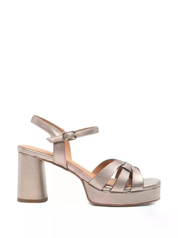 PEDRO MIRALLES Sqaure-toe Platform Sandals - Neutrals
