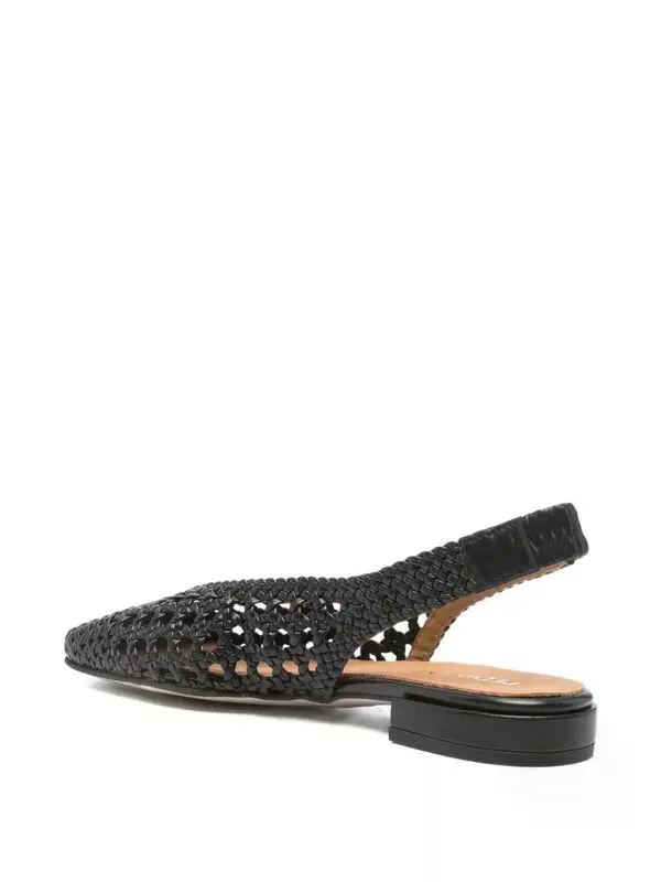 PEDRO MIRALLES Olimpia Flat Mules - Black
