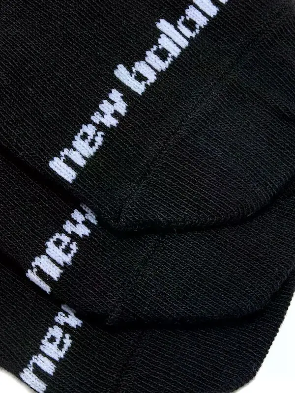 NEW BALANCE Logo Socks - Black
