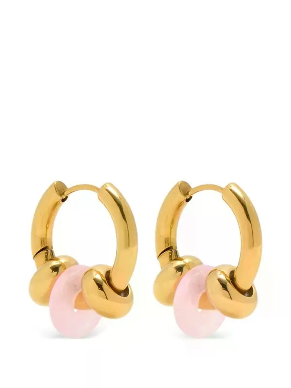 SANDRALEXANDRA Buoy Hoop Earrings - Gold