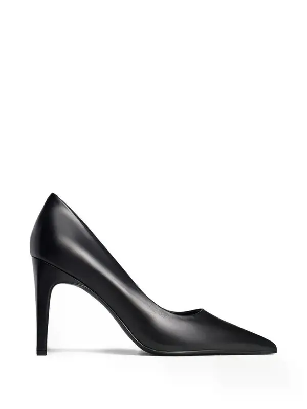 12 STOREEZ Pointed-toe Stiletto Pumps - Black