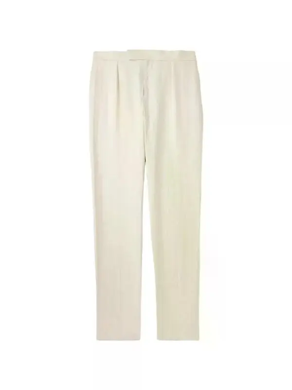 Ralph Lauren Purple Label Pleated Trousers - Neutrals
