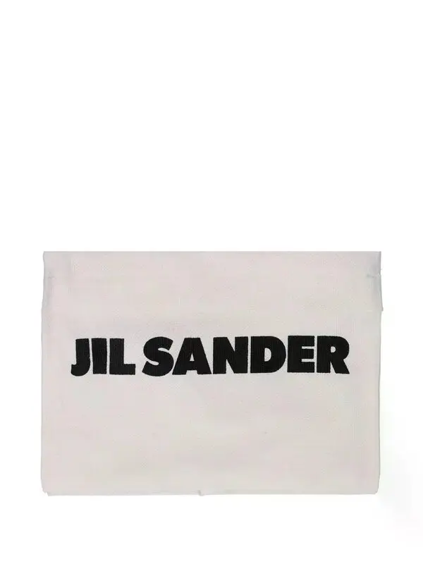 JIL SANDER Leather Card Holder - Neutrals