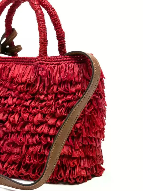 AFAR Fringed Raffia Tote Bag
