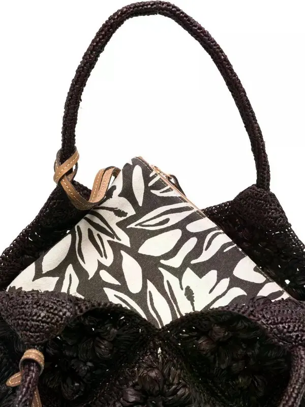 AFAR Floral-crochet Tote Bag