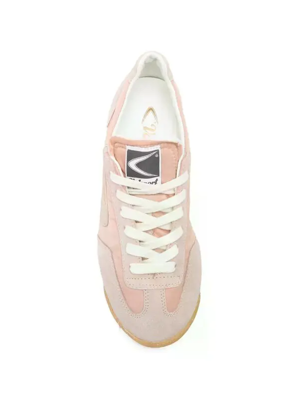 VALSPORT Suede Panelled Sneakers - Pink