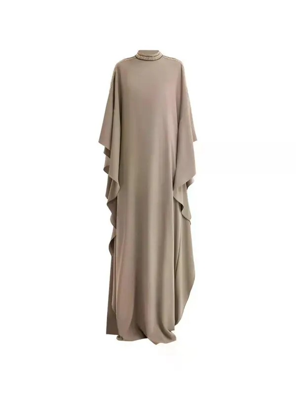 GEMY MAALOUF Bead-embellished Kaftan - Neutrals