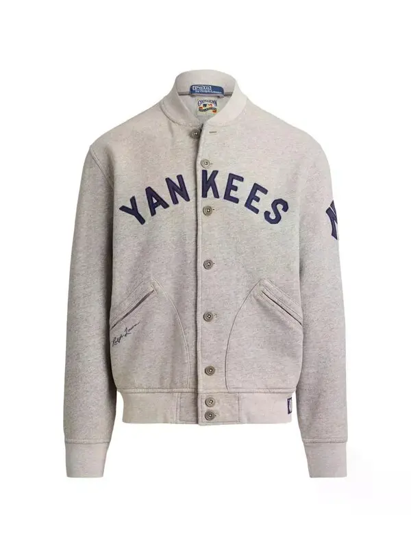 Polo Ralph Lauren Ny Yankees Bomber Jacket - Grey