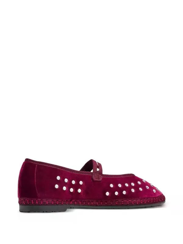FLABELUS Mae Ballet Flats - Red