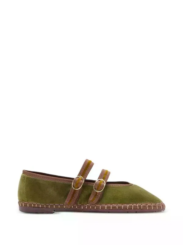 FLABELUS Claire Ballet Flats - Green