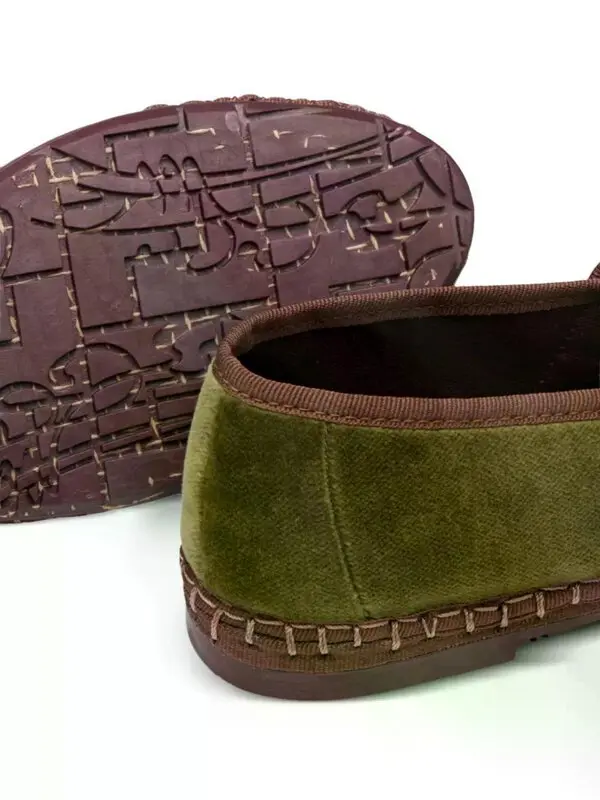 FLABELUS Claire Ballet Flats - Green