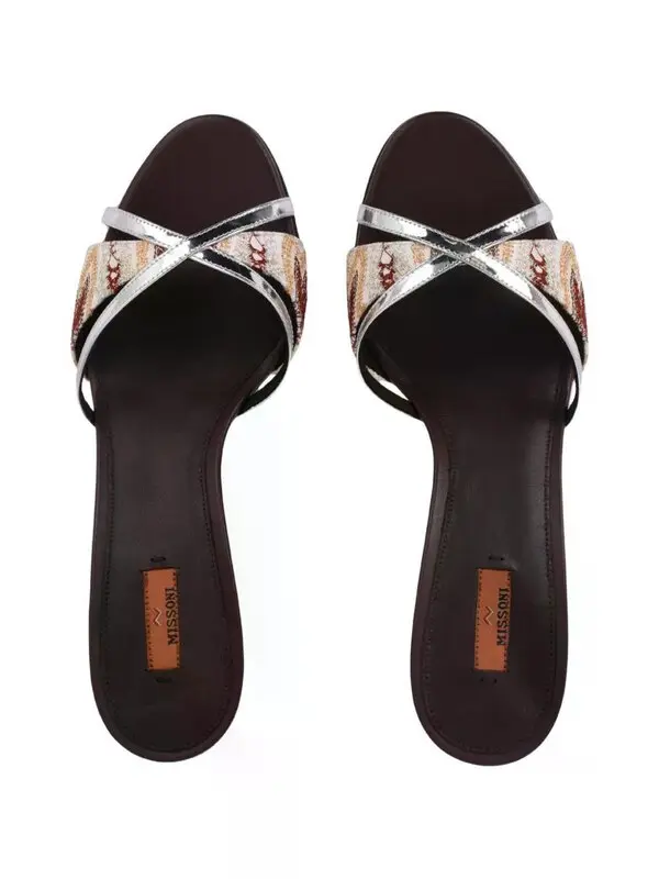 Missoni Kate Raschel-arabesque Strappy Sandals