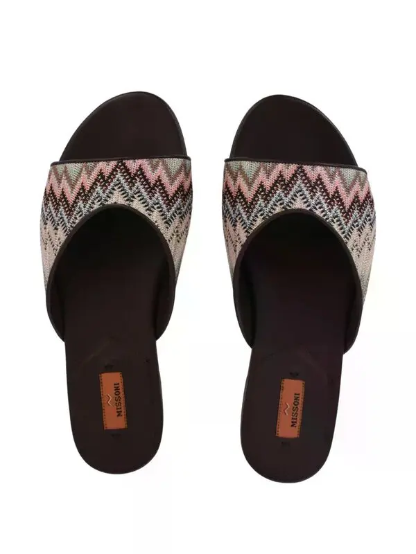Missoni Liza Flat Sandals - Brown