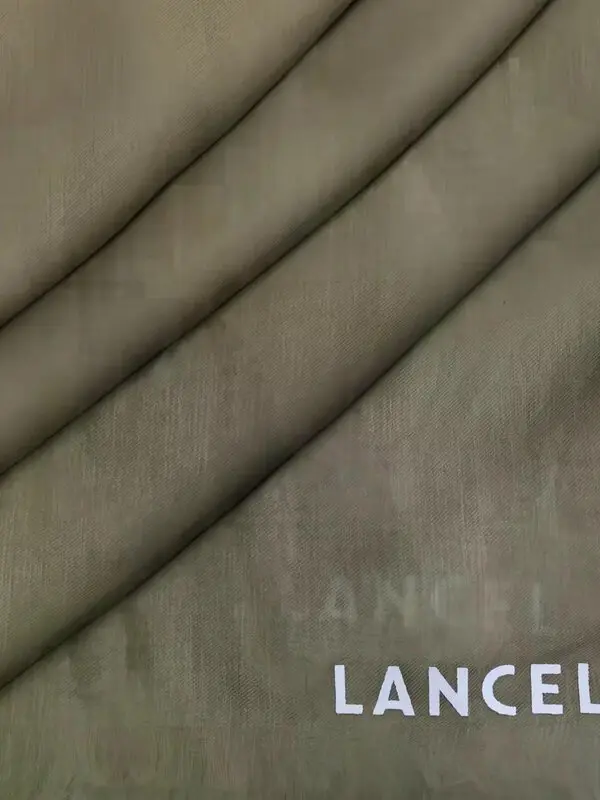 LANCEL Sunset Logo-detail Fringed Scarf