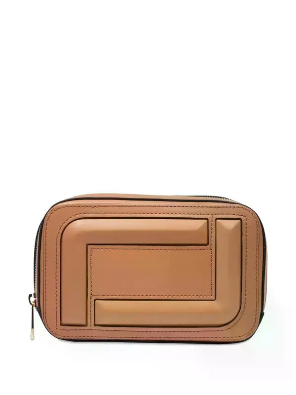 LANCEL Angele Cuir Top-zip Bag - Brown