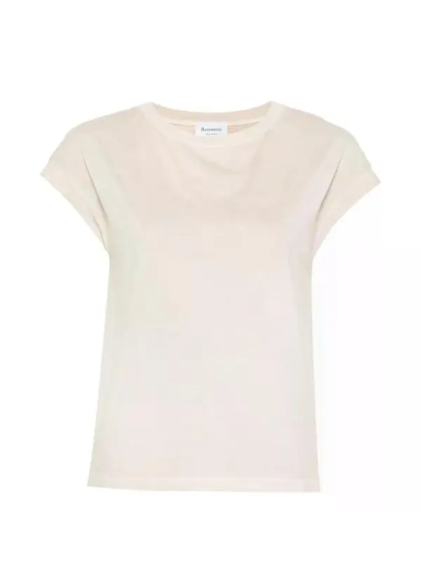 AROVESCIO Crew-neck T-shirt - Neutrals