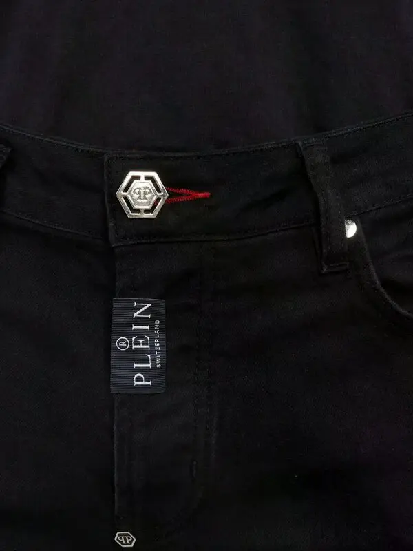Philipp Plein Logo Trousers - Black