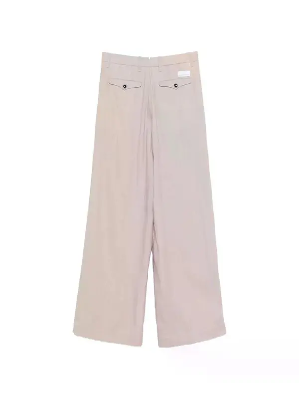 NINE:INTHE:MORNING Karen Palazzo Pants - Neutrals