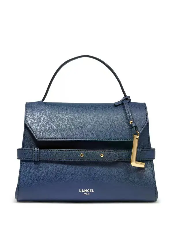 LANCEL Faubourg Top-handle Leather Bag - Blue