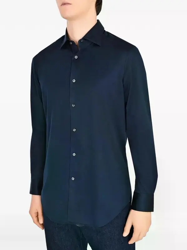 Pal Zileri Button Shirt - Blue