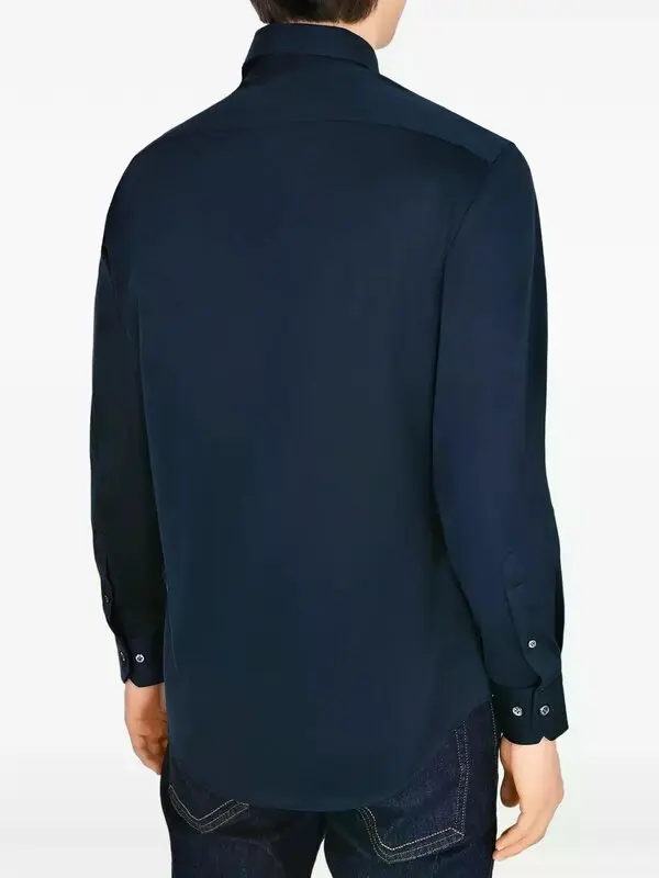 Pal Zileri Button Shirt - Blue