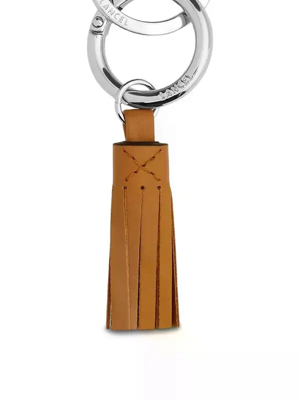 LANCEL Premier Flirt Pom-pom Keyring - Brown