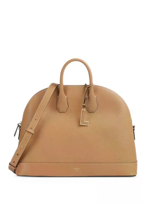 LANCEL Belleville Bugatti Leather Top-handle Bag