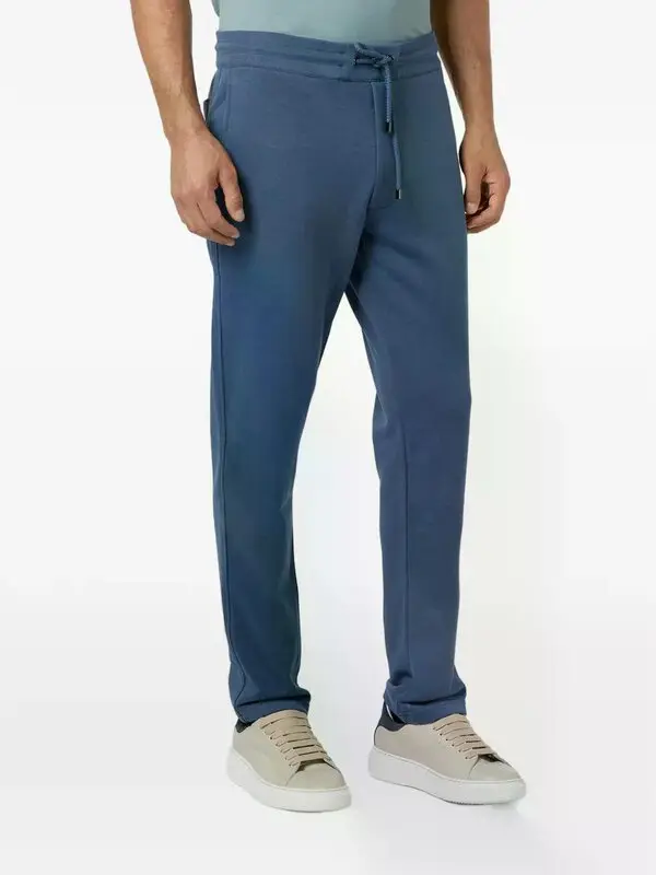Pal Zileri Drawstring-detail Cotton Track Pants