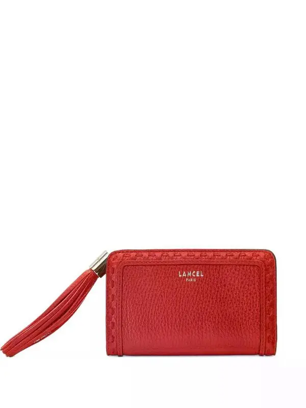 LANCEL Premier Flirt Tassel-detail Compact Wallet - Red
