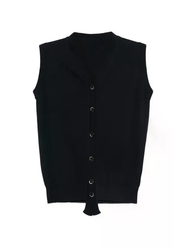 NINE:INTHE:MORNING Johanna Buttoned V-neck Cardigan