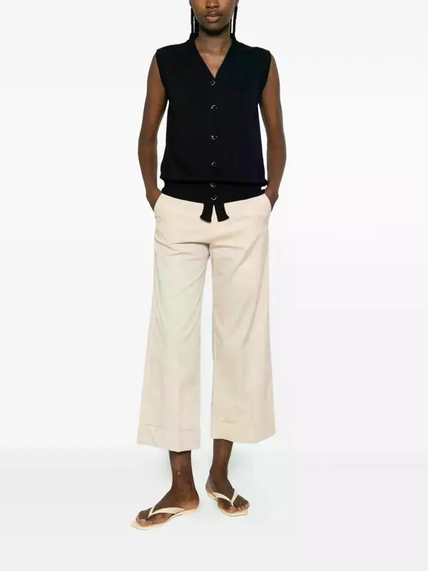 NINE:INTHE:MORNING Johanna Buttoned V-neck Cardigan