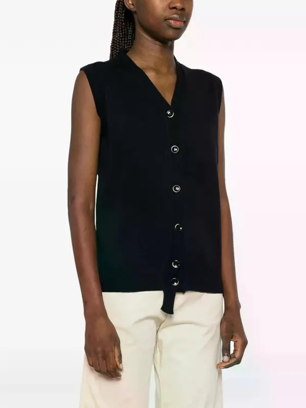 NINE:INTHE:MORNING Johanna Buttoned V-neck Cardigan