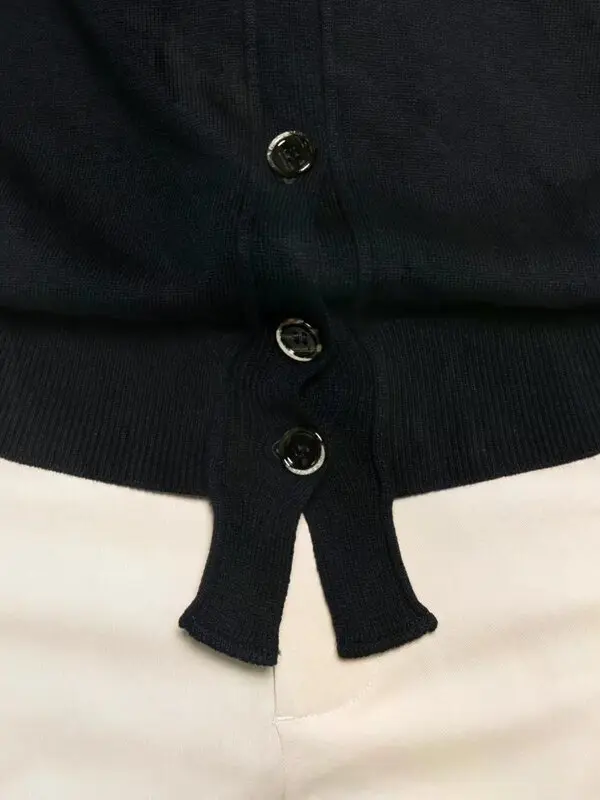 NINE:INTHE:MORNING Johanna Buttoned V-neck Cardigan