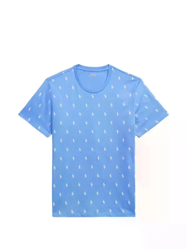 Polo Ralph Lauren All-over Pony-pattern T-shirt - Blue